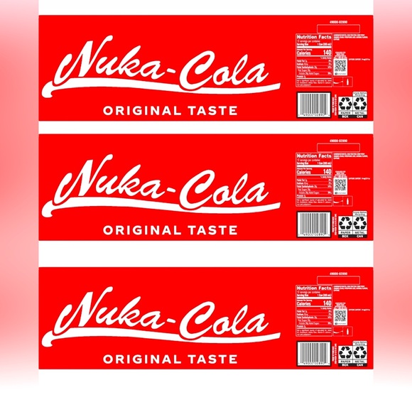 mine | Party Supplies | Nuka Cola Bottle Label Sticker Set | Poshmark
